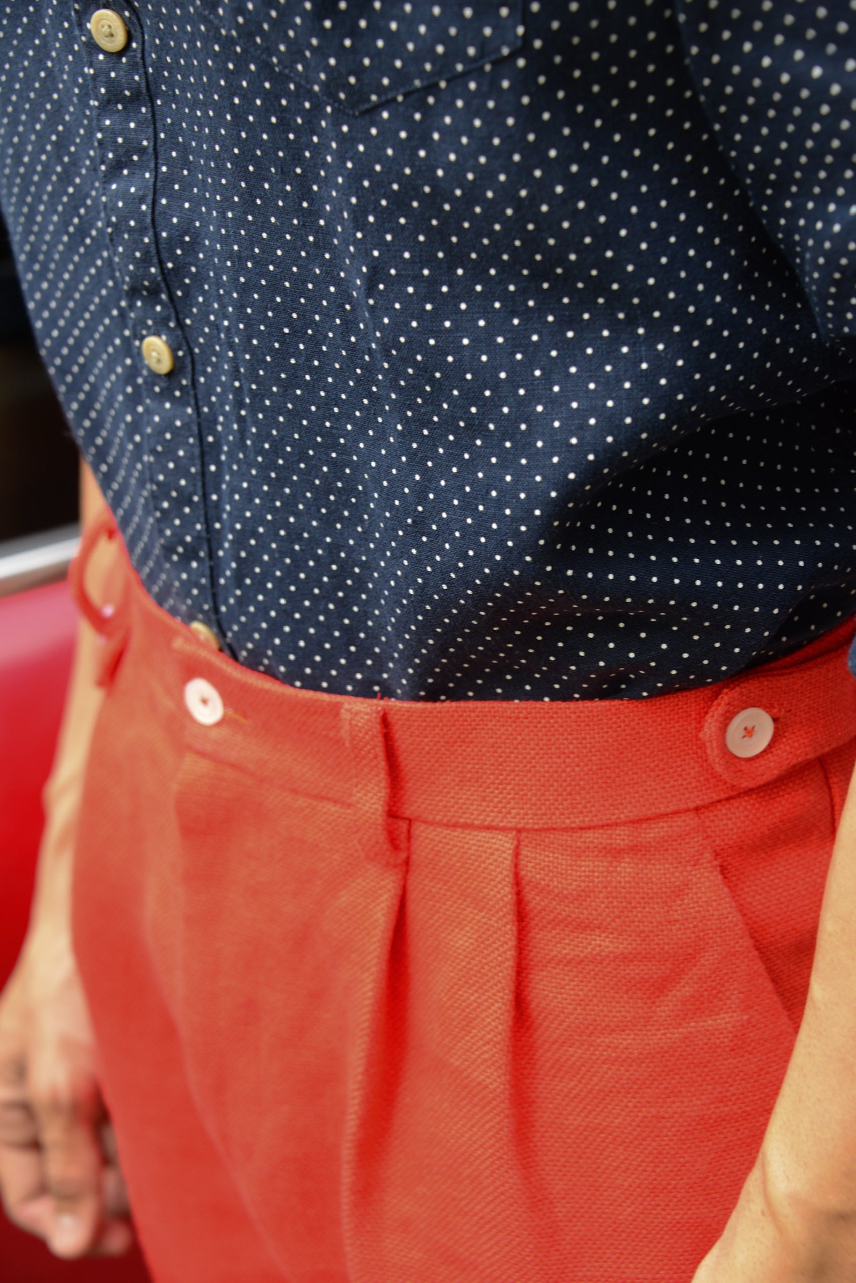 Sons + Fathers Navy Dot Print Button Up Shirt – Taelor.Style
